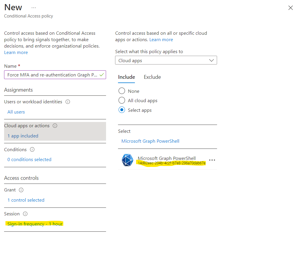 Protect Against SSO For Graph PowerShell Coding Stephan